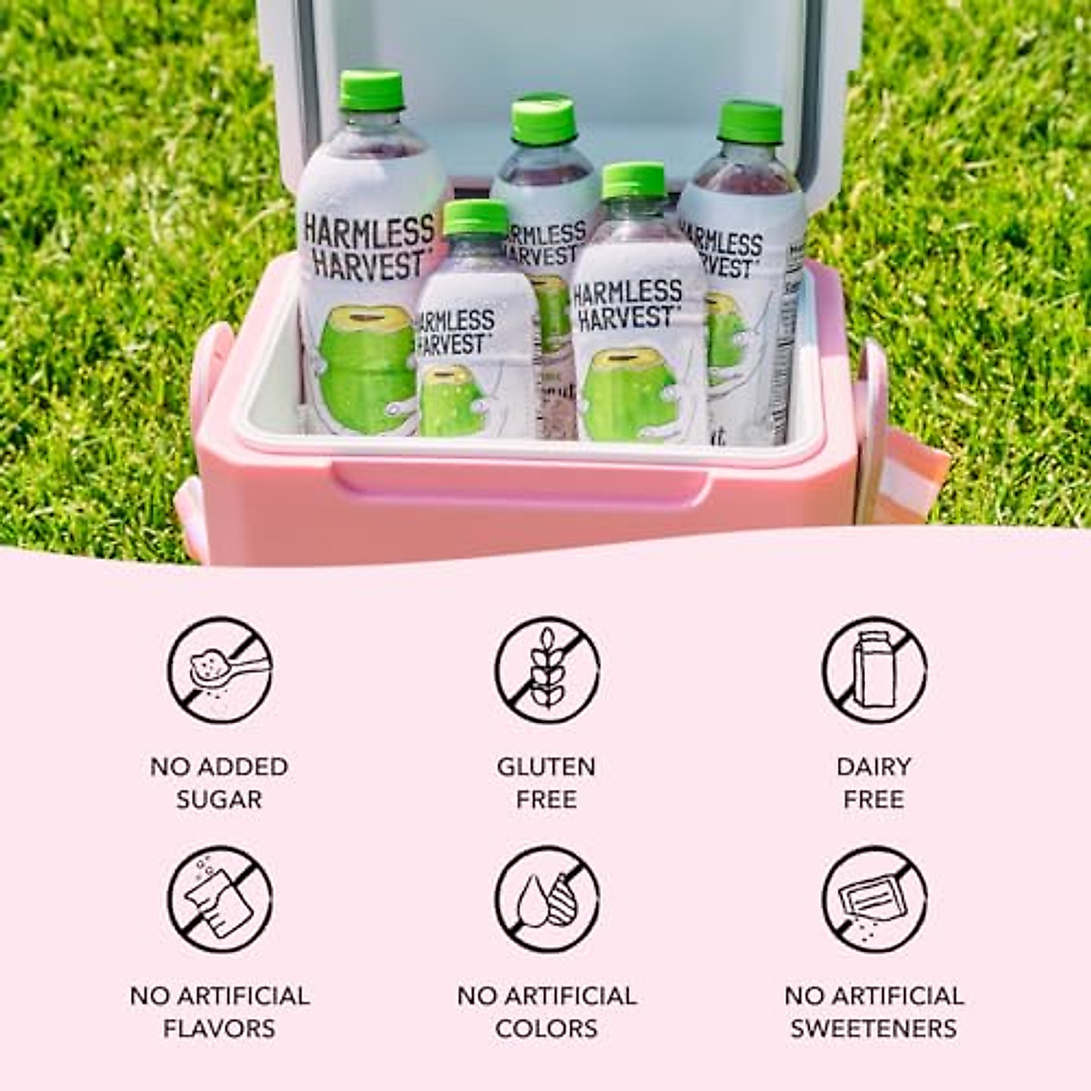 Harmless Harvest Organic Coconut Water Drink, Hydrate with Natural Electrolytes, No Sugar Added, Fair for Life Certified, Original Coconut Water 12 Fl Oz (Pack of 12)