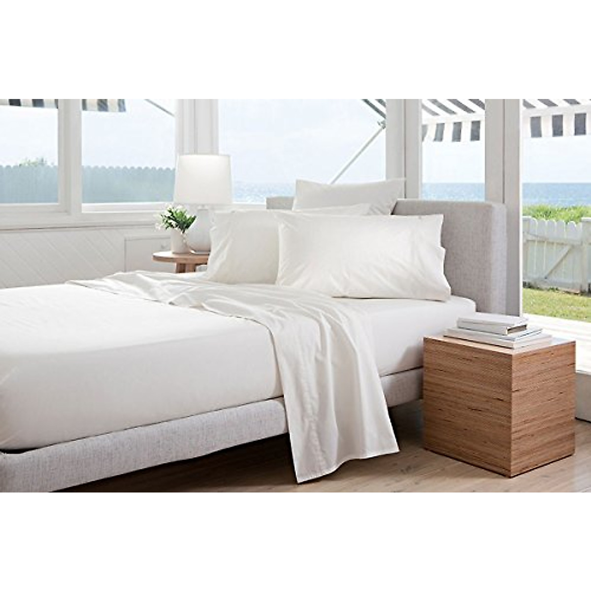 Twin XL 100% Micro Fiber White 3 PC Sheet Set - Soft & Comfy - Twin Extra Long, 15" Deep Pocket, 39" x 80" Great for Dorm Room, Hospital and Split King Dual Adjustable Beds (TXL, White)