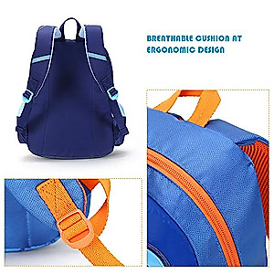 Russel Molly Personalized 3D-cartoon Bus Kids Preschool Backpack - Kindergarten Backpack for Boys, Small Bookbag for Toddlers (Ages 3-6)