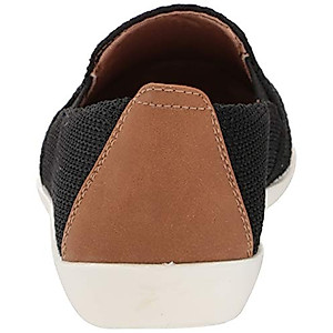 LifeStride Womens Next Level Slip-On Sneaker, Black, 7.5 US