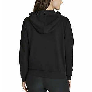 Eddie Bauer Women's Supersoft Full Zip Hoodie Jacket (Large.Black)