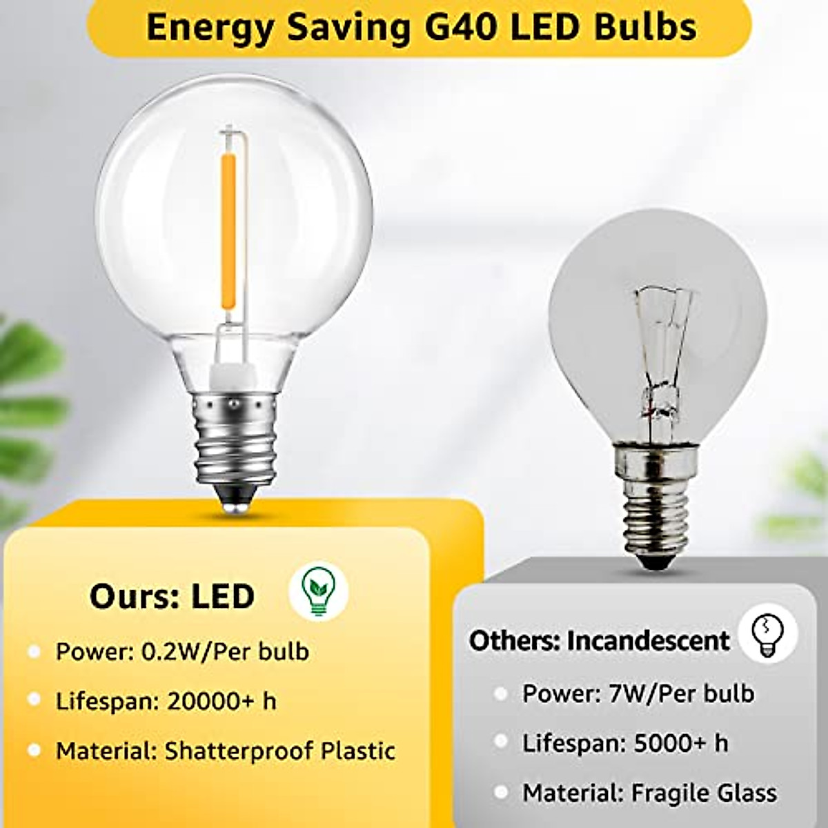 Mlambert Solar String Light Outdoor 30ft, ShatterProof Lights with 4 Modes, 15+1Bulbs, Waterproof LED Global Lights for Garden, Backyard, Porch, Black