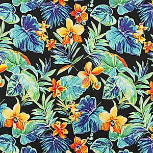 RSH DECOR: Foam Adirondack Chair Cushion | 48” x 20” x 2” | All-Weather Spun Fabric | Water and Fade-Resistant | Outdoor Cushion for Patio Furniture | Beachcrest Caviar