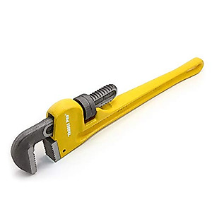 Tradespro 830918 18-Inch Heavy Duty Pipe Wrench, Yellow