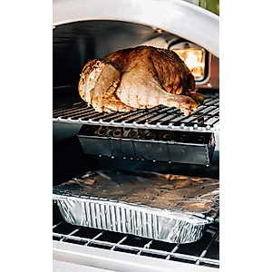 AMS Fireplace Summerset Pizza Oven - Large Capacity Natural Gas Outdoor Oven with Pizza Stone and Smoker Box, 304 Stainless Steel Construction for Built-in or Countertop Use. FREE Tabletop Fire Pit