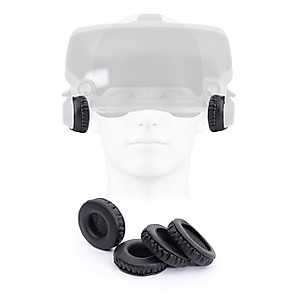 WYWY.Wide PU Leather Earmuffs Compatible with Valve Index VR Headset Speaker Earmuffs Protective Cover VR Earphone Cover