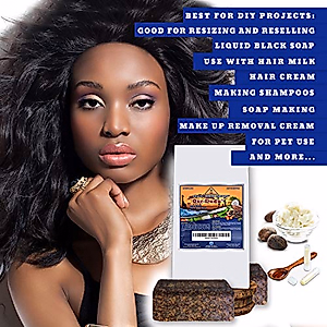 Organic, Anti-Bacterial, Anti-Fungal OSE-DUDU AFRICAN BLACK SOAP 2 LB (32 oz) BLOCK. Authentic, Handmade, Unscented Raw (GHANA)