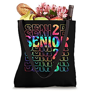 Senior Graduation 23 Men Girl Class Of 2023 Senior Tie Dye Tote Bag