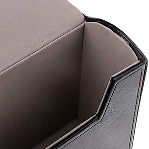 UltraZhyyne - Collection Storage Box PMG Graded Banknotes Currency Holder Paper Money Organizer Leather Case Boxes Collector Gifts [ Blue ]