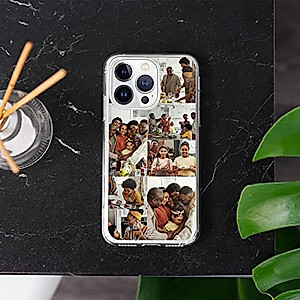 Somlatic Personalized Photo Phone Case Custom Picture Design Your Own Collage Phone Cover for Family Friends Couple Compatible with iPhone 14 13 12 11 Pro Max Mini XR XS X