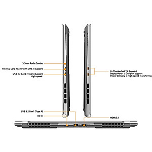 GIGABYTE AERO 16 OLED: 16.0" 16:10 Thin Bezel 4K UHD+ 3840x2400 60Hz OLED, NVIDIA GeForce RTX 4070 GPU 8GB GDDR6, Intel Core i9-13900H, 32GB DDR5 RAM, 1TB SSD, Win11 Pro (AERO 16 OLED BSF-A3US964SP)