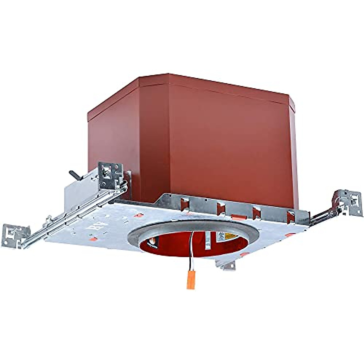 AH Lighting 6 Inch LED Fire Rated Housing New Construction Recessed Can, UL Fire Ratings Up to 2 Hours, Airtight, Insulated and Non Insulated Ceilings