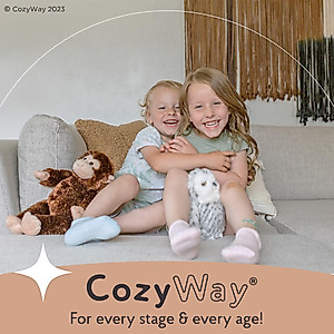 CozyWay Baby Knee High Socks For Baby Girls Infant 0-6 Months 3-3 Pack