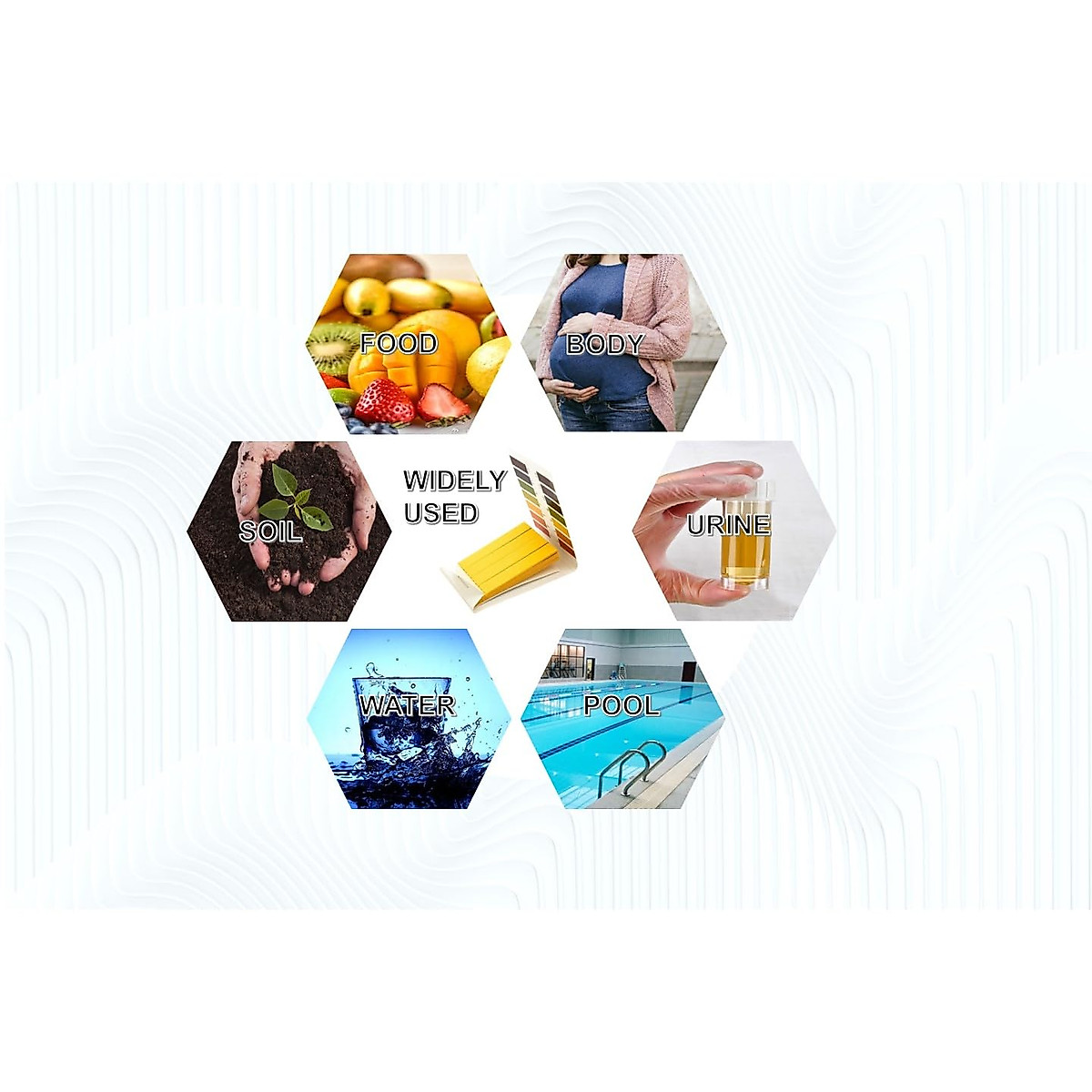 FLJDOUMAI pH1-14 Test Paper Extensive Test Paper Litmus Test Paper with Pipette Droppers for Water Saliva Urine Soil Testing Pet Food and Diet pH Monitoring (with Storage Case) (3 pcs)