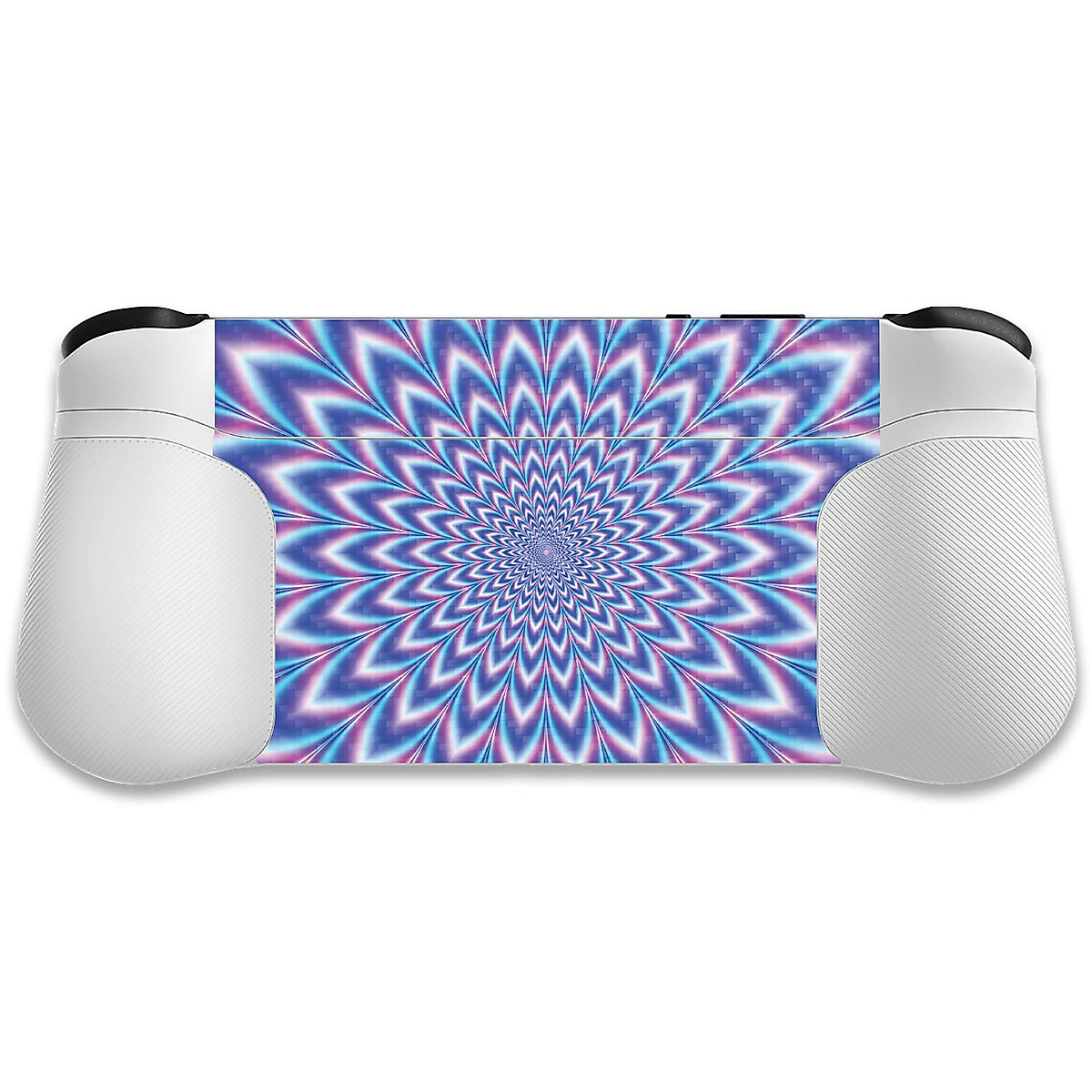 MightySkins Carbon Fiber Skin Compatible with Logitech G Cloud Gaming Handheld - Jitter Illusion | Protective, Durable Textured Carbon Fiber Finish | Easy to Apply | Made in The USA