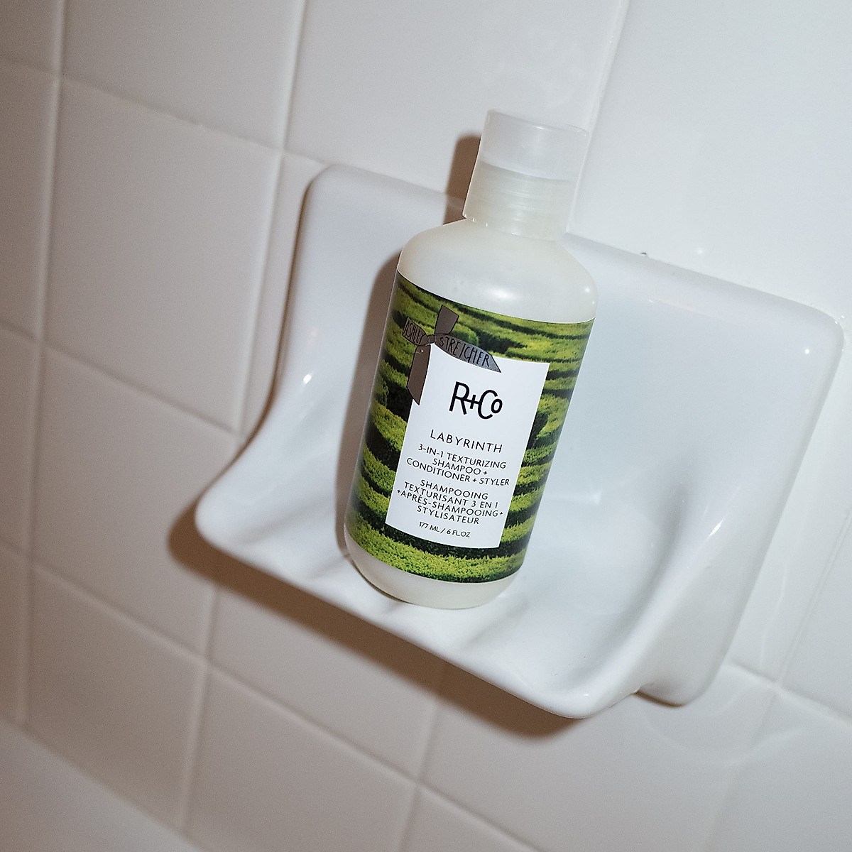 R+Co Labyrinth 3-in-1 Texturizing Shampoo + Conditioner + Styler | Touchable Texture + Volume + Hydration | Vegan + Cruelty-Free | 6 OZ