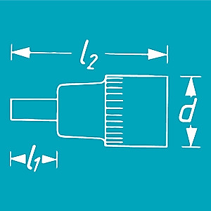 Hazet 8801/6 Hexagon 3/8" 6Piece Screwdriver Socket Set