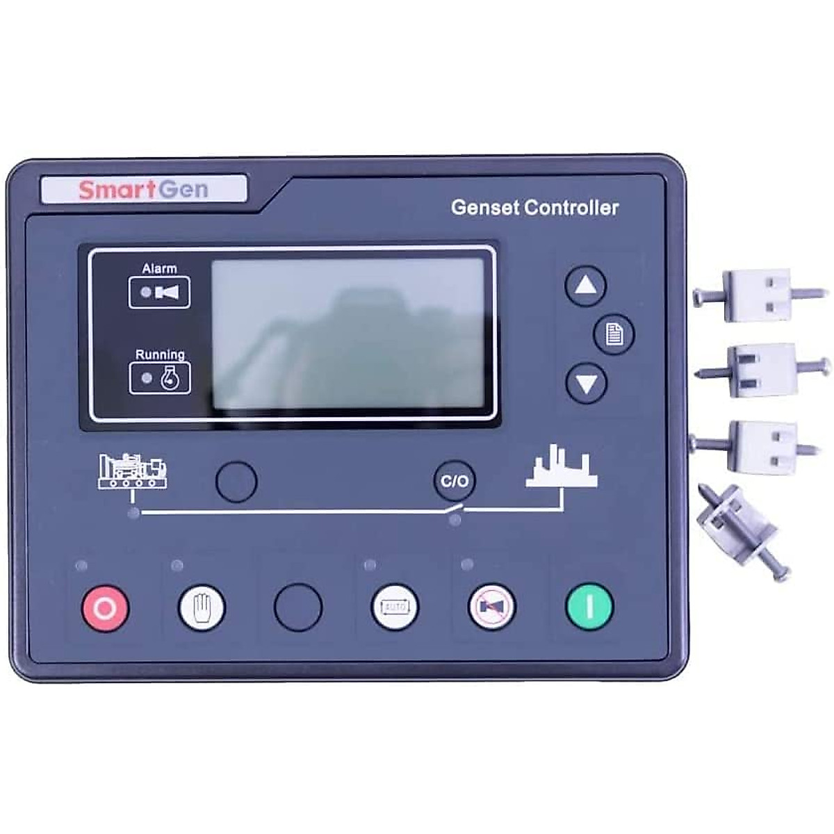 YFYIQI Generator Set Controller Automatic Start/Stop Genset Controller Auto Start Module with Waterproof Security Level IP55 Short Message Service Function Schedule Control