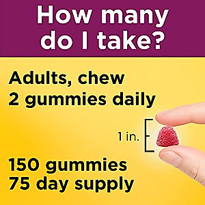 Nature Made Womens Multivitamin with Omega-3 for Daily Nutritional Support, 150 Gummies, 75 Day Supply