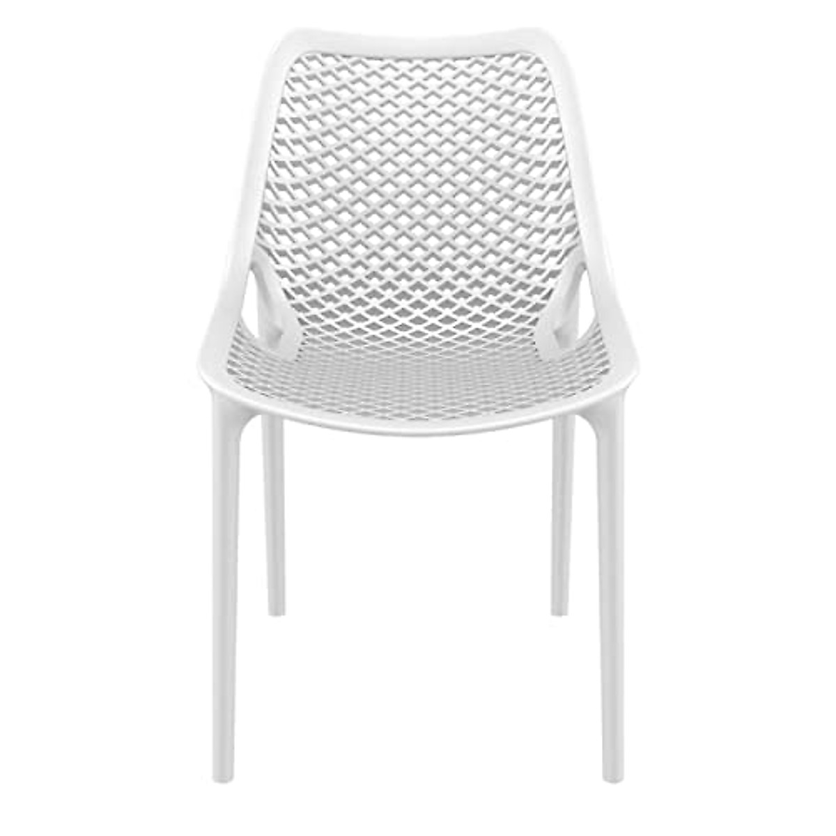Air Outdoor Dining Chair White
