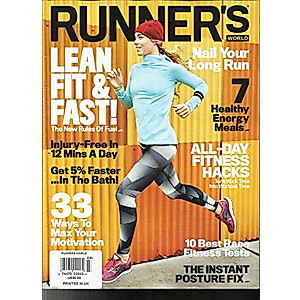 RUNNER'S WORLD MAGAZINE, MARCH, 2017 LEAN FIT & FAST ! * 7 HEALTHY ENERGY MEAL