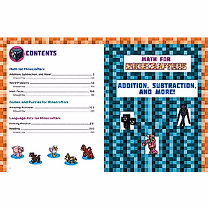 The Best and Biggest Fun Workbook for Minecrafters Grades 1 & 2: An Unofficial Learning Adventure for Minecrafters