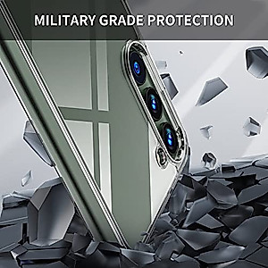 MILPROX Compatible with Samsung Galaxy S23 Clear Case, Cute Case Design for Girls Women, Shockproof Floral Pattern Hard Back for Samsung Galaxy S 23 5G Phone 2023 6.1 Inches-Clear