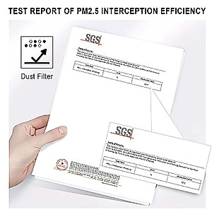 NICETOWN Noise Reduction & Mountain Fires, Sandstorms, Smog Filtering Curtains, Thermal Insulated Blackout Drapes, Energy Efficiency Window Curtains for Bedroom (Grey, 2 Panels, 52 W by 72 L)
