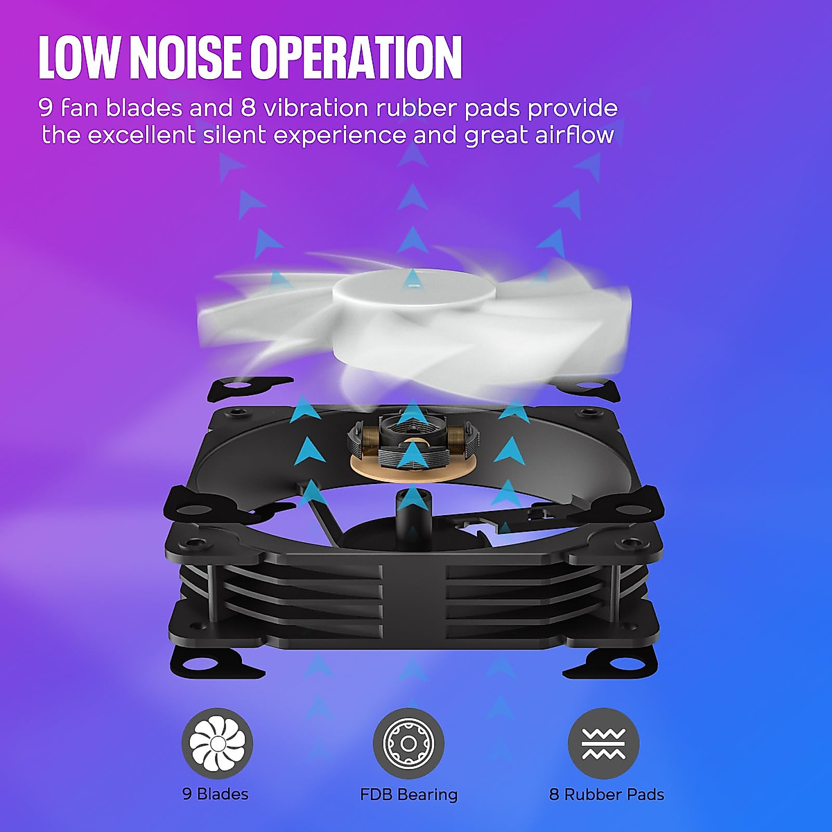 Vetroo V5 CPU Air Cooler with 5 Heat Pipes 120mm FDB PWM Processor Cooler for Intel LGA 1700/1200/115X AMD AM5/AM4 w/Addressable RGB Lights Sync (V5, Black)