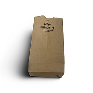 Takeout Essentials 1 Lb Mini Small Kraft Brown Paper Bag 6.87" x 3.5" x 2.37" (100 Count)
