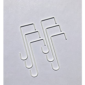 Alumahangers Made in USA. powder coated steel hangers - 3"x 8" Lattice Hanger (6 pack) "White" for Alumawood Lattice or pergola patio covers - easy to use and great for heavier decorating items!