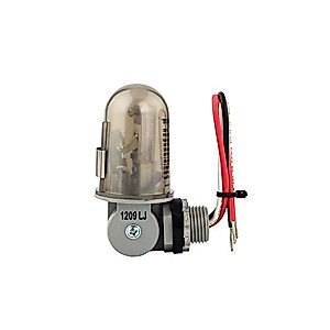 NSI TORK 2001 Outdoor 120-Volt Photocontrol - Stem & Swivel Mount - Controls Lighting Dusk to Dawn - Compatible with Incandescent/Compact Fluorescent/Halogen/LED, 1-Pack