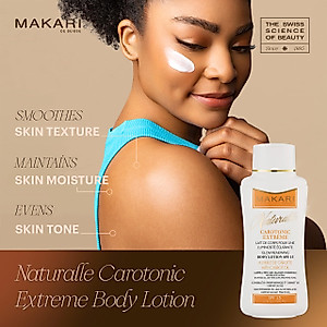 MAKARI Carotonic Extreme Body Lotion (17.6 oz) | Fights Excess Oil Production | Helps Fade Body Scars and Marks | Skin Brightening Formula | Helps Resist Aging and Promotes Healthy Radiance