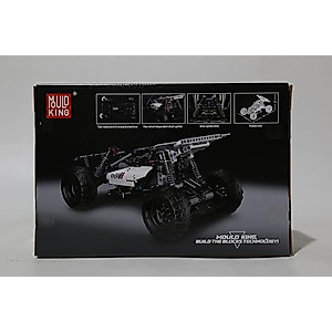 Mould King 18001 Desert Racing Building Kit, Remote Control Off-Road Buggy Racer Car Toy Building Blocks Set, for Kids Age 8+ (394 Pieces)