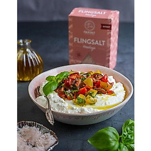 FALKSALT | Pink Himalayan Flake Salt 8.8oz. | Gourmet Finishing Salt Flakes | Handcrafted, Kosher and All Natural Gourmet Salt