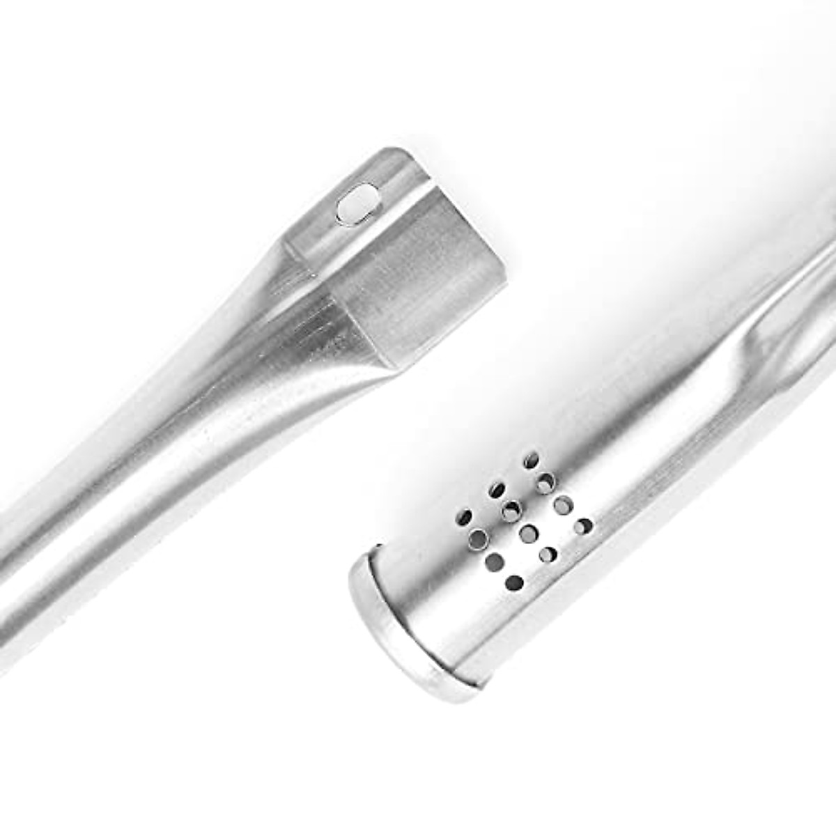 Hisencn Grill Replacement Parts for Pit Boss Memphis Ultimate 4-in-1 Gas & Charcoal Combo Grill, Porcelain Steel Heat Tents, Stainless Steel Burners for Pit Boss Smoker and Charcoal Grills,3-Pack