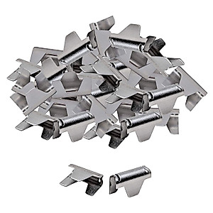 House2Home 40 Pack Upholstery Stay Wire Clips for Sofa, Couch, and Chair Spring Repair, Includes Instructions, Connectors to Attach Springing Wire to Springs