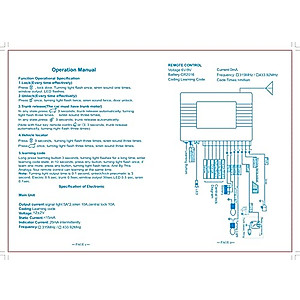 Keyless Entry car, Aiuphing Universal Remote Door Lock kit,Car Remote Central Locking Kit,Vehicle Door Lock Anti-Theft System with 2 Remote Controllers