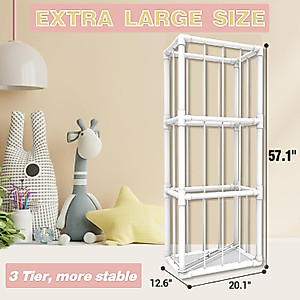 HAVEDAWN Original Stuffed Animal Zoo, Large Stuffed Animals Storage, Toy Storage Organizer for Plush Toy Holder, Perfect Stuffed Animals Ideas for Toddler Boys Girls, Nursery Play Room