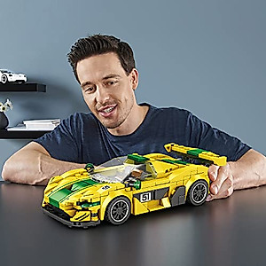 ZYLEGEN P1 GTR Race Car Toy Model Car Building Kit,MOC Sports Car Building Set Racing Vehicle Toy for Kids, Collectible Motorsports Set Boys Age 3-12(368pcs)