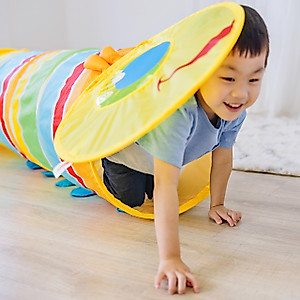 Melissa & Doug Sunny Patch Giddy Buggy Crawl-Through Tunnel - Indoor Outdoor Developmental Activity Toy Tunnel For Toddlers And Kids Ages 3+ (Multi color)