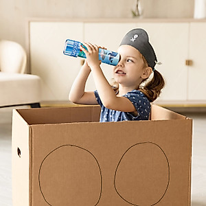 iKeelo Classic Tin Kaleidoscope, 2 Pack Kids Educational Kaleidoscope Toy with Metal Body, Birthday Gift for Boys and Girls (Under Water World -2 Units)