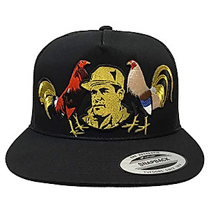 Mexico Dos gallos y el Chapo Guzman hat Black mesh