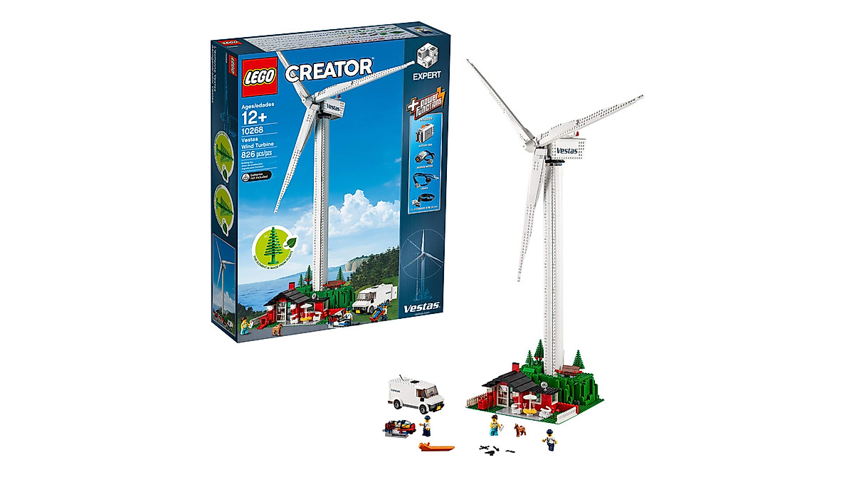 Collectible LEGO Vestas Wind Turbine 10268 - Motorized