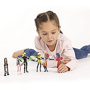 Miraculous: Tales of Ladybug and Cat Noir Small Queen Bee Doll | 12cm Queen Bee Doll with Accessories | Chloe Superhero Queen Bee Toy Toys Bandai Dolls Range