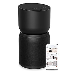 TCL Breeva A3 Smart Air Purifier with 5-Stage Clean, True HEPA (H13), Removes 99.97% of Dust/Bacteria/Odors & More, App & Voice Control, Auto Shield, Ultra-Quiet, Black (A315B)