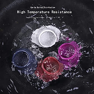 Hyvigo 4Pcs Silicone Wine Caps, Wine Stopper With Gift Box, Reusable Wine Bottle Stoppers and Champagne stoppers, Strong Sealing, Leak Proof, 4 Colors