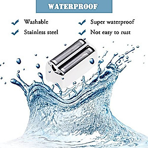 FXFS2 Replacemnet Foil and Cutter Compatible with Bab-yli-ss PRO Barbe-rology Double Foil Shaver, Shaver Head for Bab-yli-sspro Replacement Blade