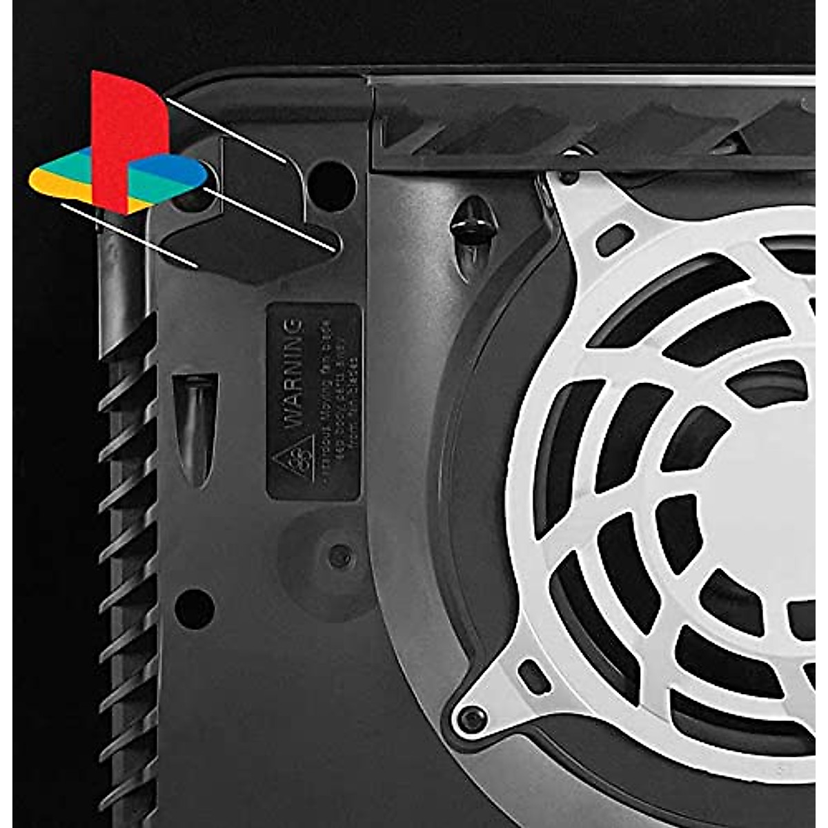 Power Light Decal and Underlay Sticker Combo for PS5 Playstation 5 (Sunfire)