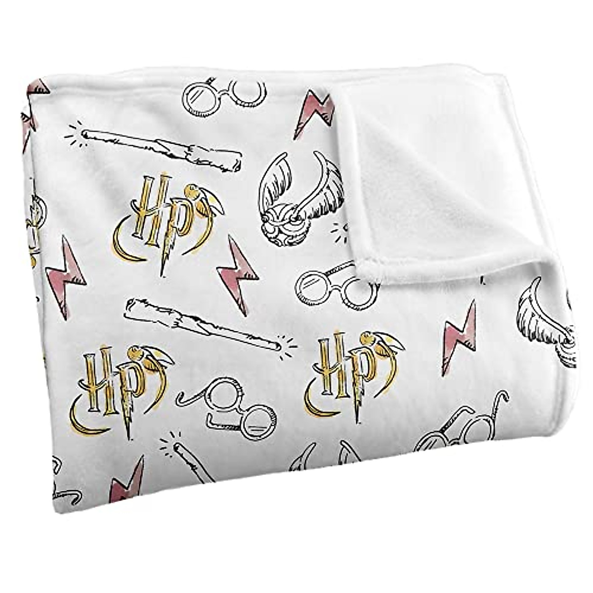 Harry Potter Whimsical Water Color Officially Licensed Silky Touch Super Soft Throw Blanket 50" x 60"